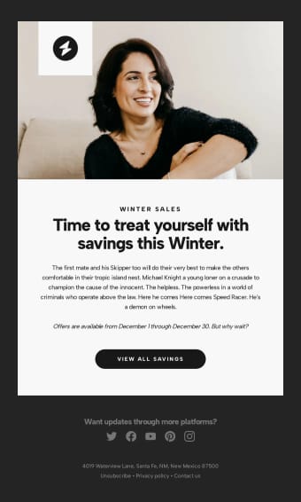 Free and customizable email newsletter templates - Tabular