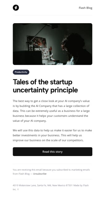 Free and customizable email newsletter templates - Tabular