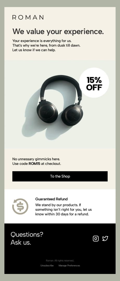 Free and customizable HTML email templates - Tabular