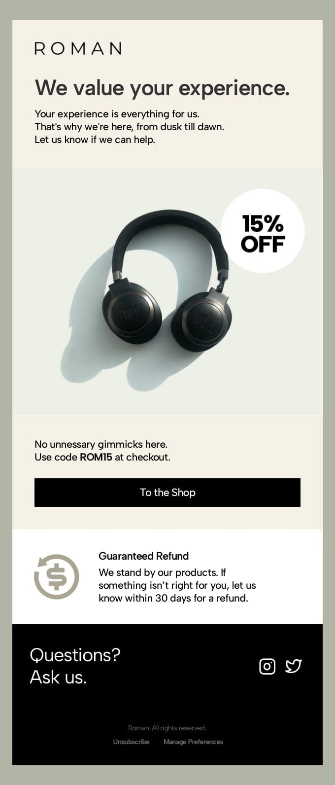 Free Discount Offer Email Templates Customize With Tabular