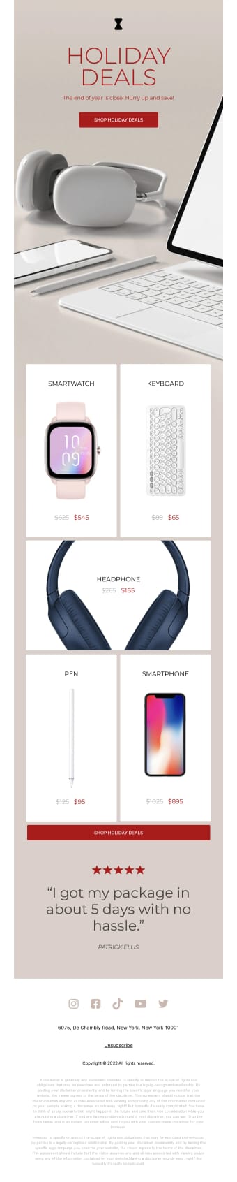 Free Quality HTML Email Templates and Editor | Tabular